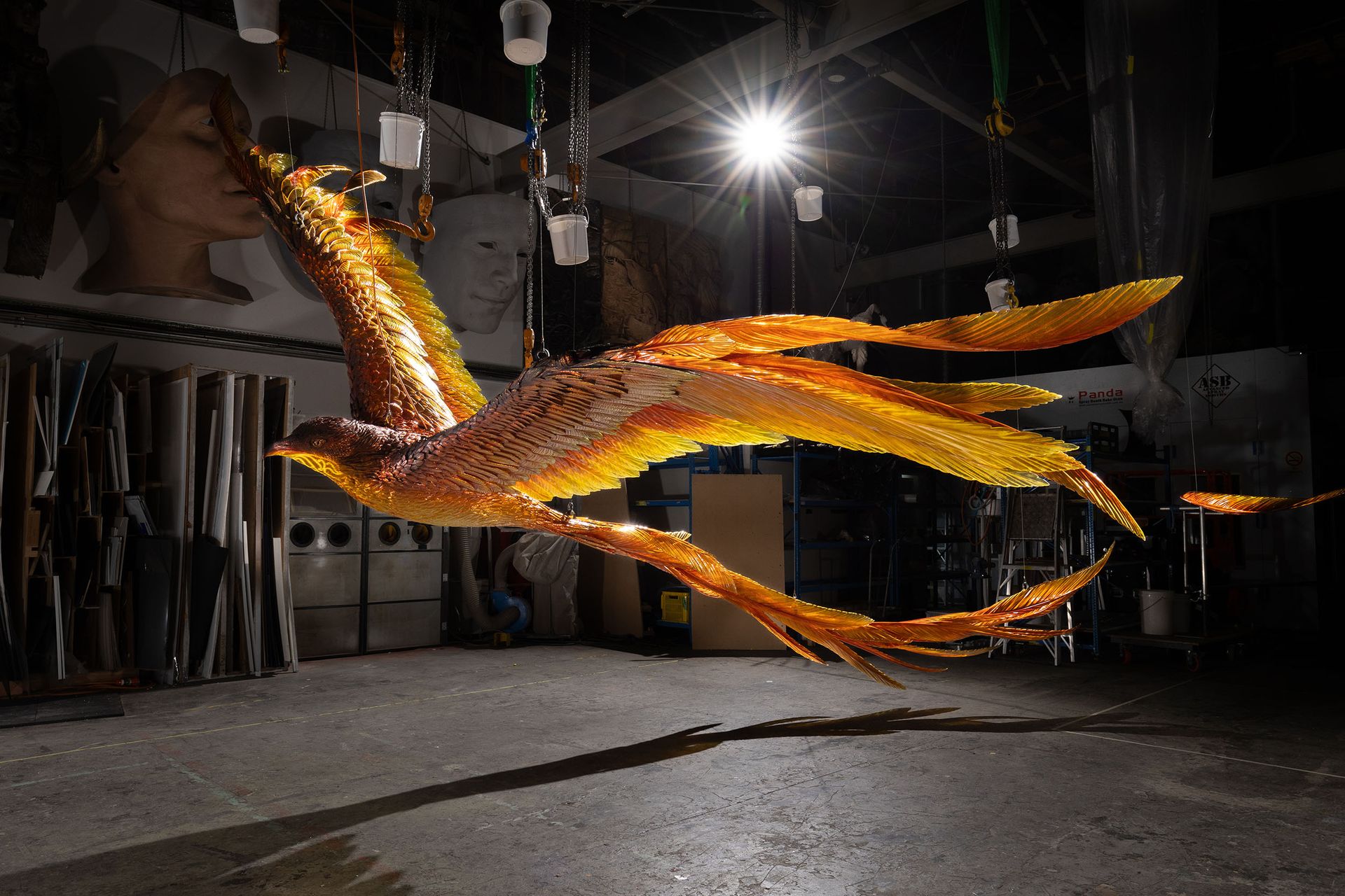 Manu Muramura at Wellington Airport