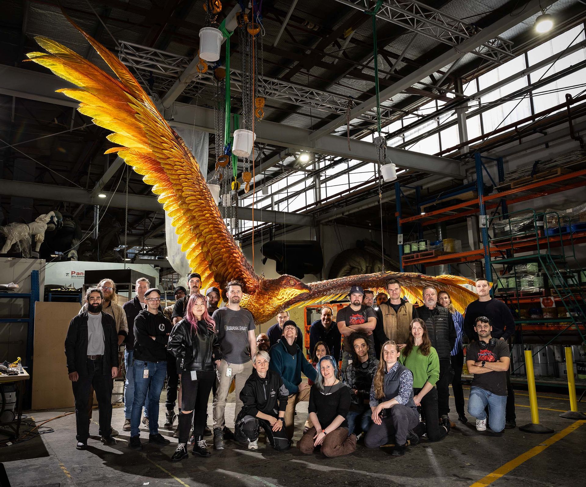 Manu Muramura at Wellington Airport